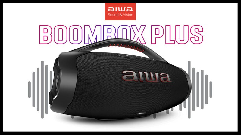 Oferta Relâmpago: desconto de 66% na caixa Boombox Plus da AIWA