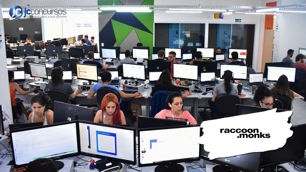 Raccoon.Monks abre vagas de emprego em diversos cargos