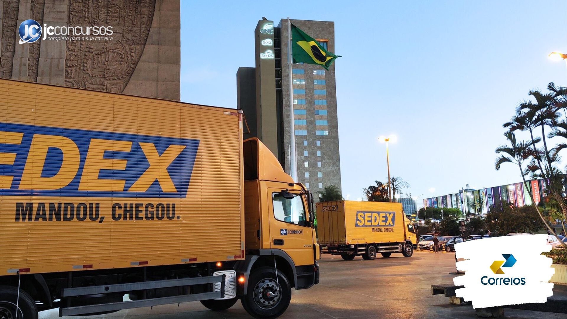 Desenho De Caminhao Dos Correios Pacotes De Entrega De Correios Por